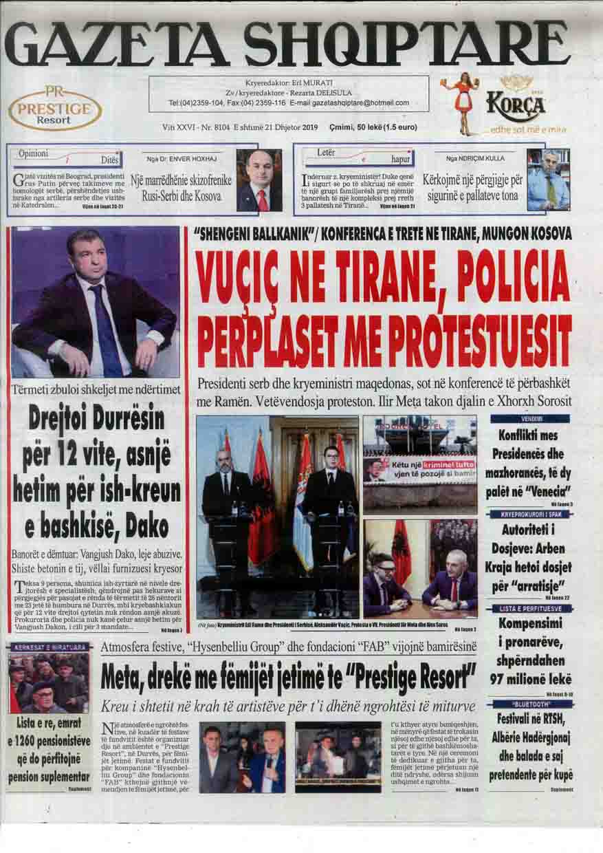 Balkanweb Faqja Kryesore